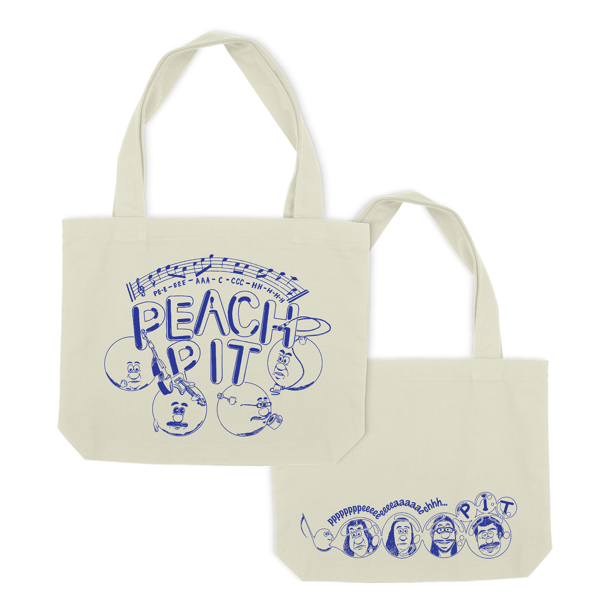 Bubble Head Tote – Peach Pit Official Merch